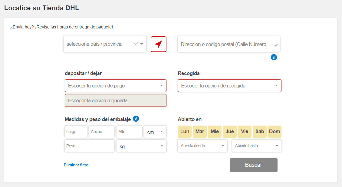 Rastrear paquete DHL Express - Rastreo y seguimiento en tiempo real