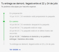 Rastrear paquete Mercado Libre - Seguimiento pedido Mercado Libre